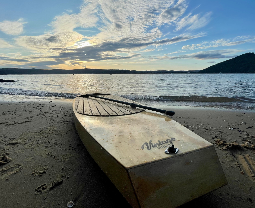 Avoca Outrigger canoe plans & pre-cut plywood kits – Vintage Board Co.